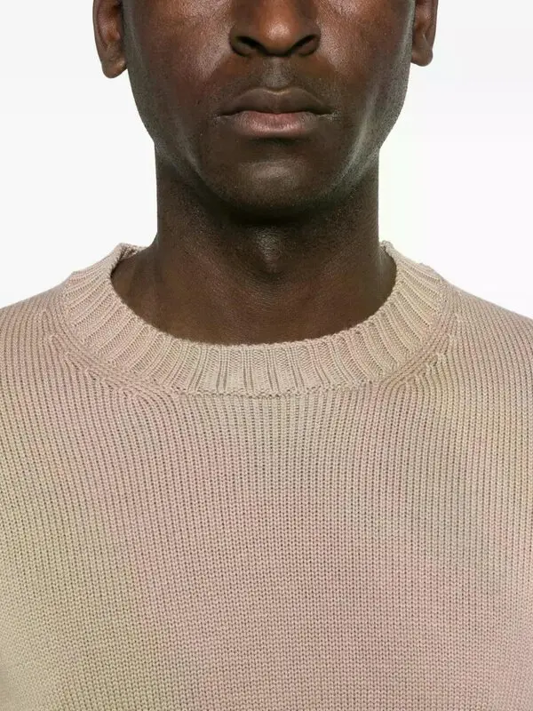 KANGRA Ribbed-trim Crew-neck Sweater