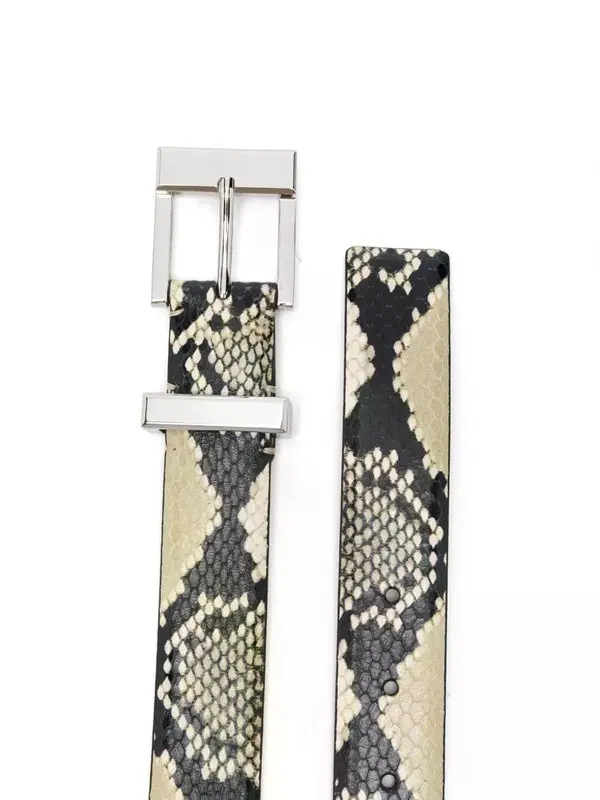 Khaite Snake-effect Belt