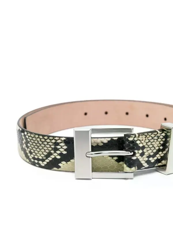 Khaite Snake-effect Belt