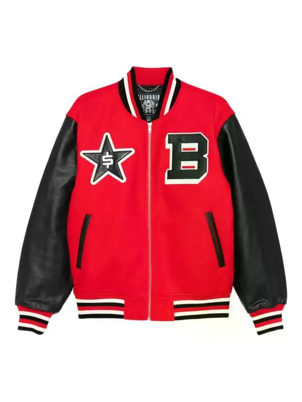 BILLIONAIRE BOYS CLUB Star-appliqué Bomber Jacket
