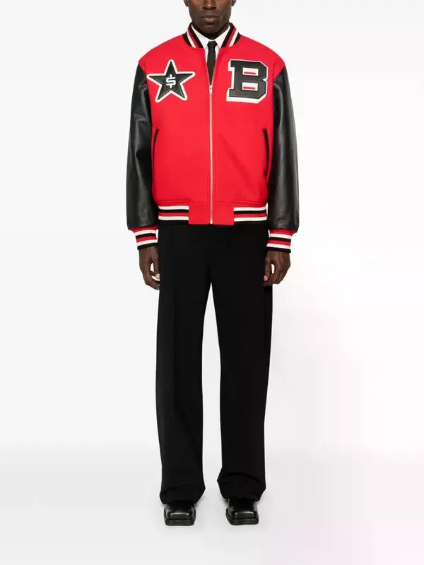 BILLIONAIRE BOYS CLUB Star-appliqué Bomber Jacket