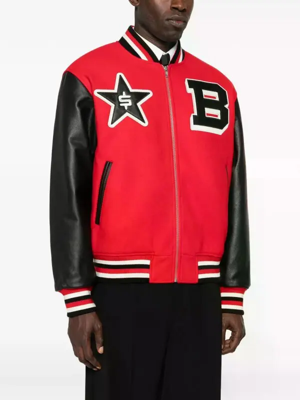 BILLIONAIRE BOYS CLUB Star-appliqué Bomber Jacket
