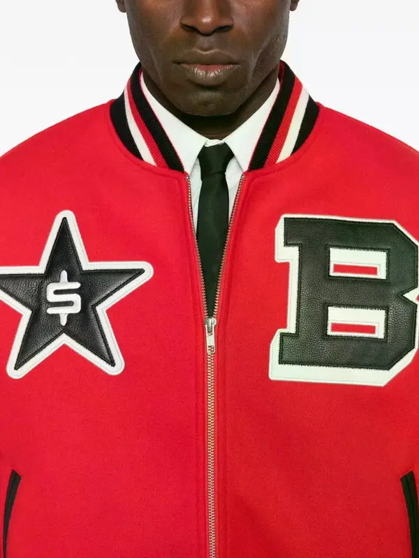 BILLIONAIRE BOYS CLUB Star-appliqué Bomber Jacket