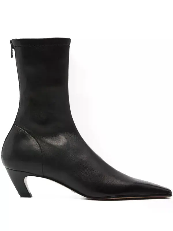 Khaite Square Toe Heeled Boots
