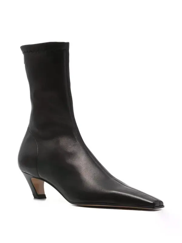 Khaite Square Toe Heeled Boots