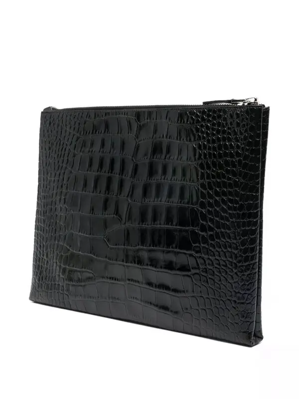 TOM FORD Textured Zip-closure Clutch