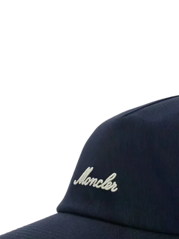 Moncler Logo-embroidered Baseball Cap - Blue