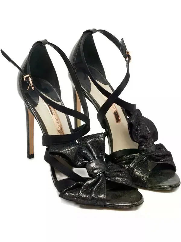 SOPHIA WEBSTER Bonnie Ankle-strap Sandals - Black