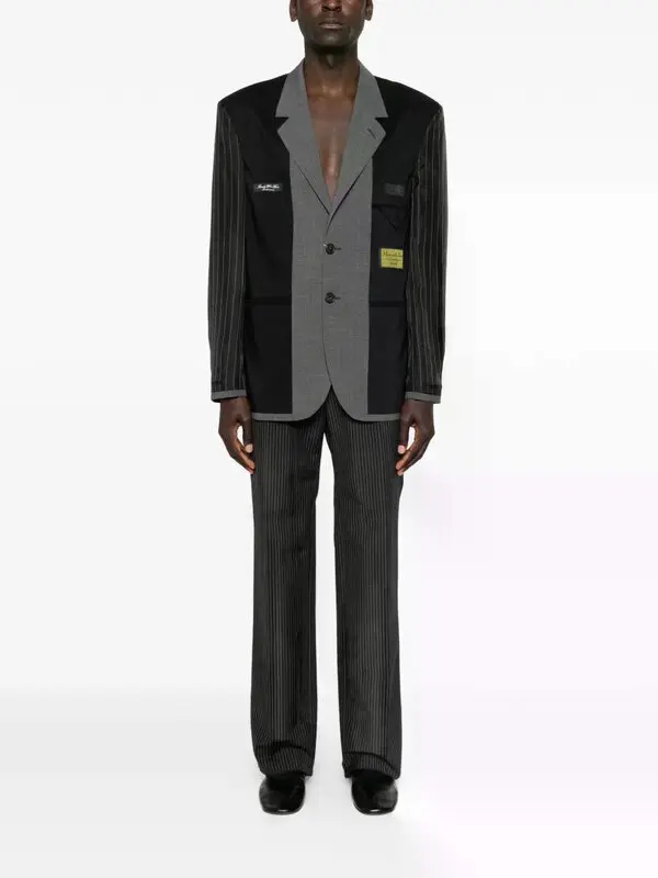 MAISON MARGIELA Pinstripe Panelled Blazer