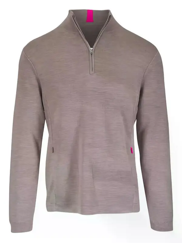 G/fore Zip-neck Merino Wool Sweater