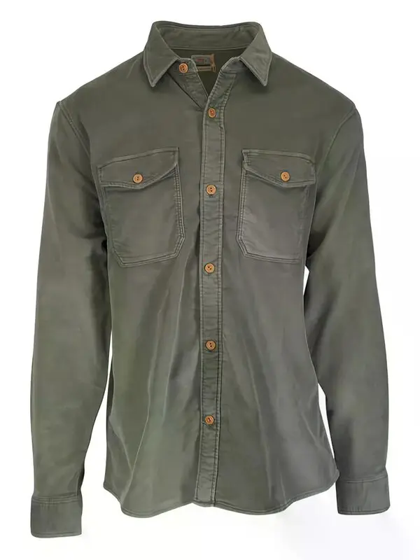 Faherty Brand Buttoned Flap-pocket Shirt
