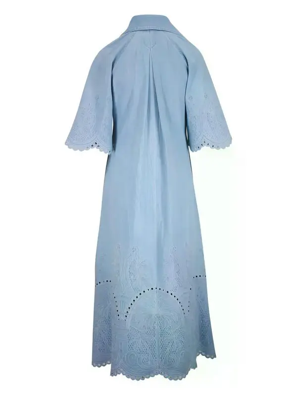 Zimmermann Daylight Denim Midi Dress - Blue