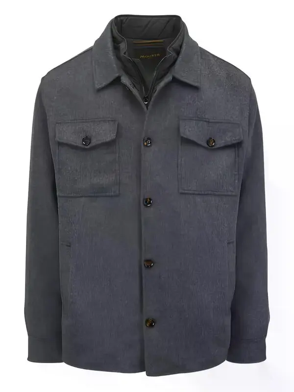 MOORER Chest-pocket Shirt Jacket