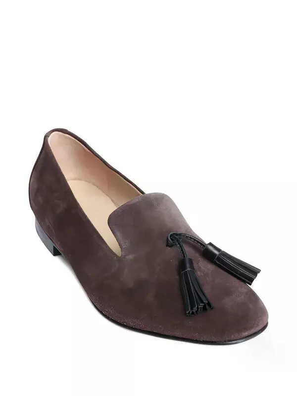 Le Monde Beryl Tassel-design Suede Loafers