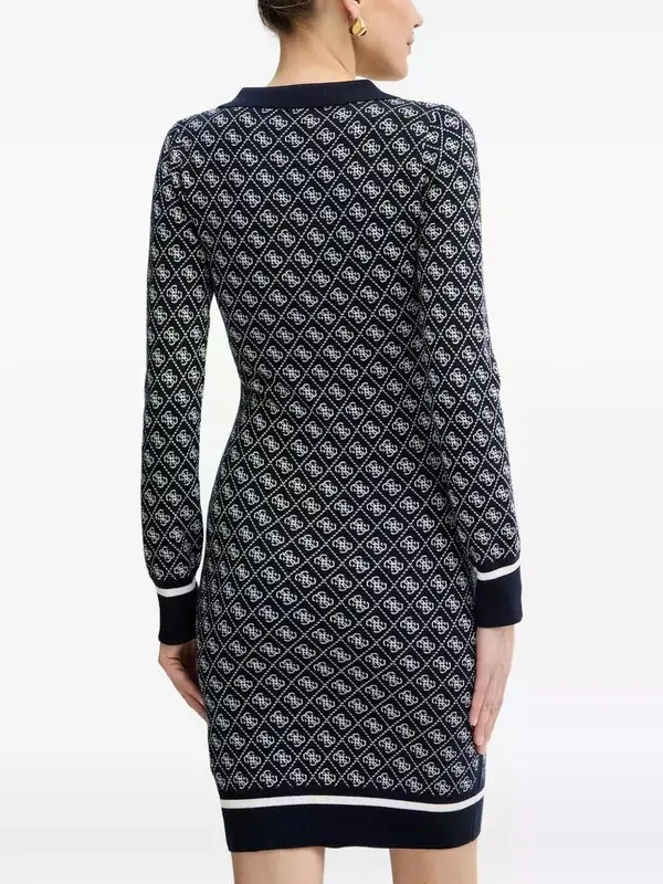 Guess Logo-patterned Mini Dress
