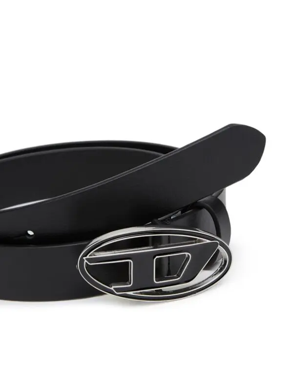 DIESEL® 1dr Leather Belt - Black