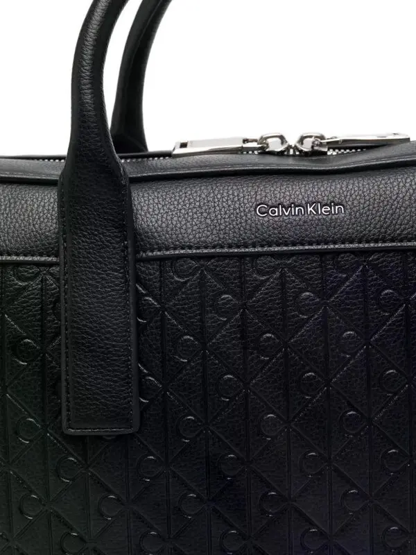 Calvin Klein Logo-embossed Laptop Bag