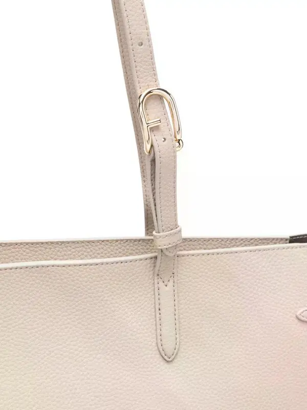 Furla Large Ava Leather Tote Bag - Neutrals
