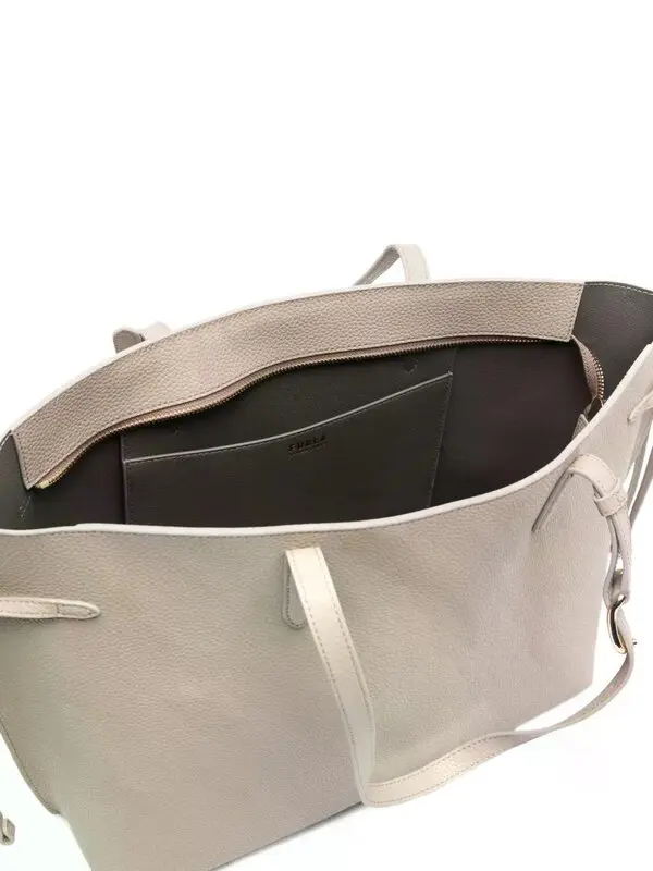 Furla Large Ava Leather Tote Bag - Neutrals