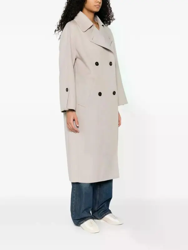 Max Mara Double-breasted Notched Coat