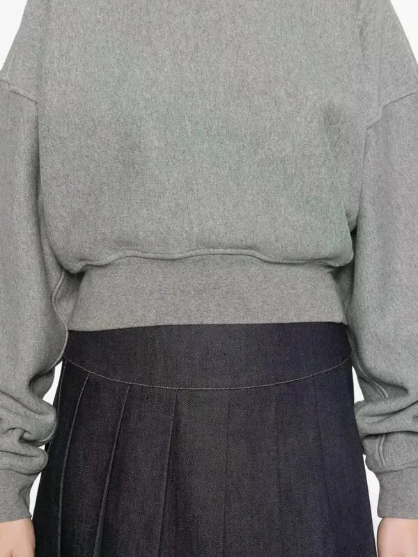 AGOLDE Cropped Sweatshirt - Grey