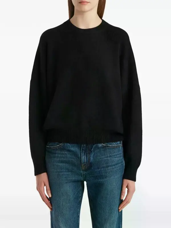 Khaite Margaux Long-sleeve Sweater - Black