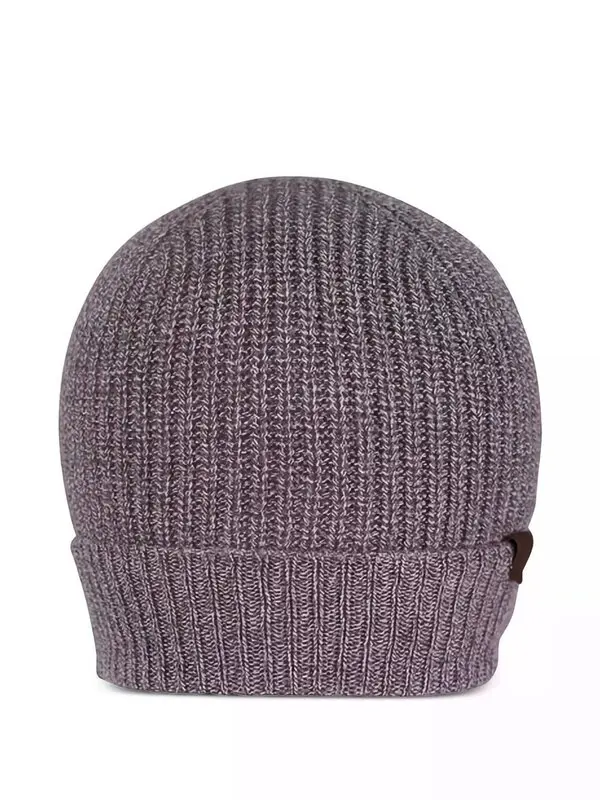 MAURIZIO BALDASSARI Ribbed Knit Beanie - Grey