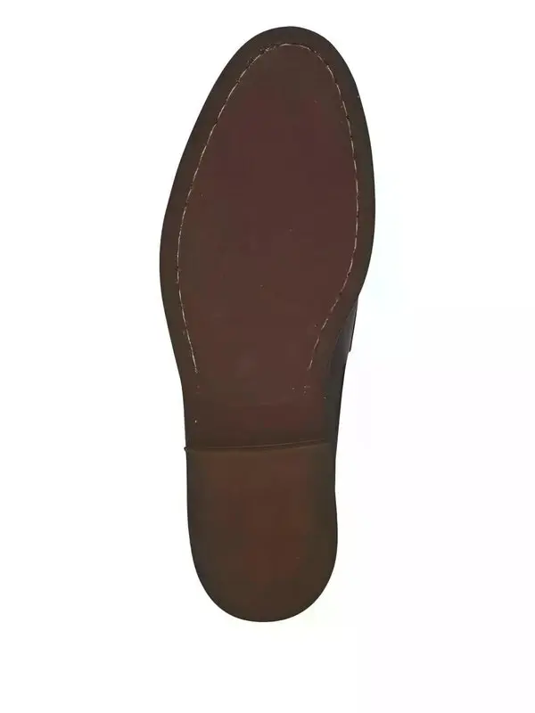Officine Creative Grained Leather Penny Loafers