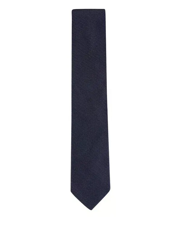 Canali Patterned Tie - Grey