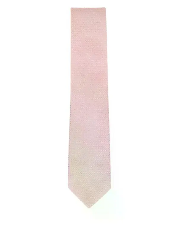 ROBERT JENSEN Jacquard-pattern Neck Tie
