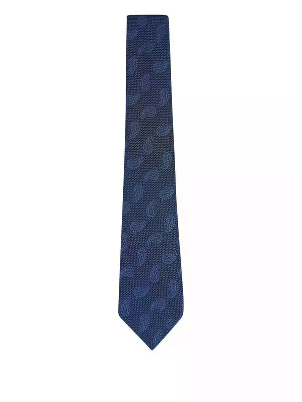 Zegna Silk Tie - Blue