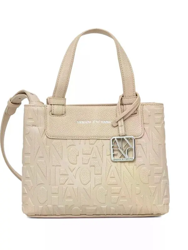 Armani Exchange Logo-debossed Tote Bag