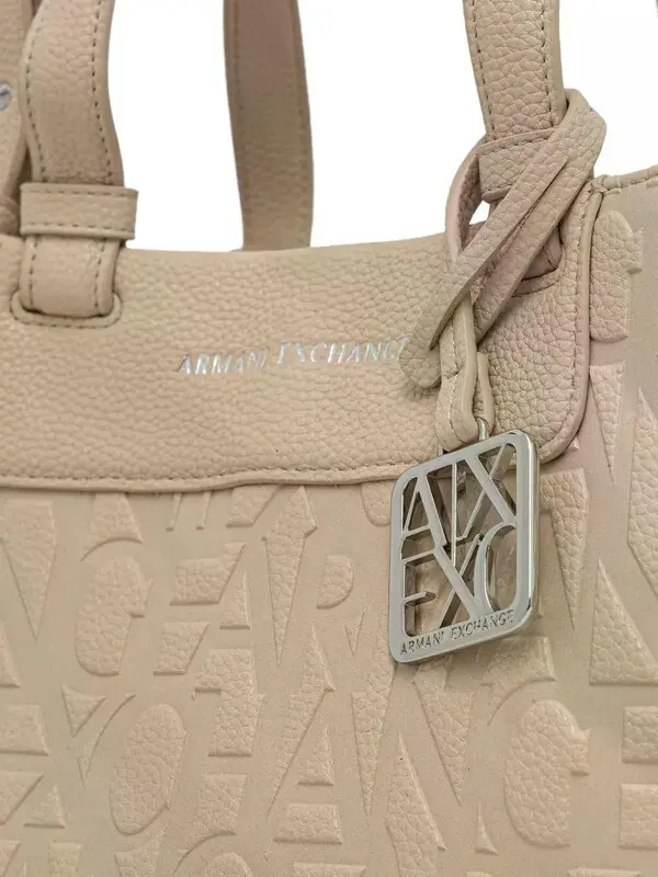 Armani Exchange Logo-debossed Tote Bag