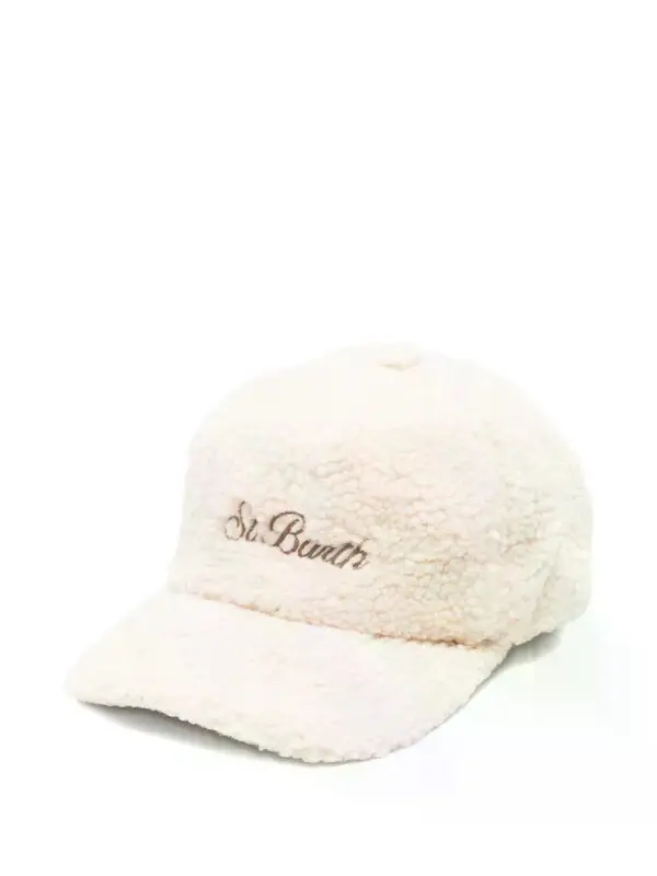 MC2 SAINT BARTH Logo-embroidered Baseball Cap - Neutrals