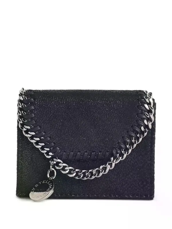 Stella McCartney Falabella Chain Wallet - Black