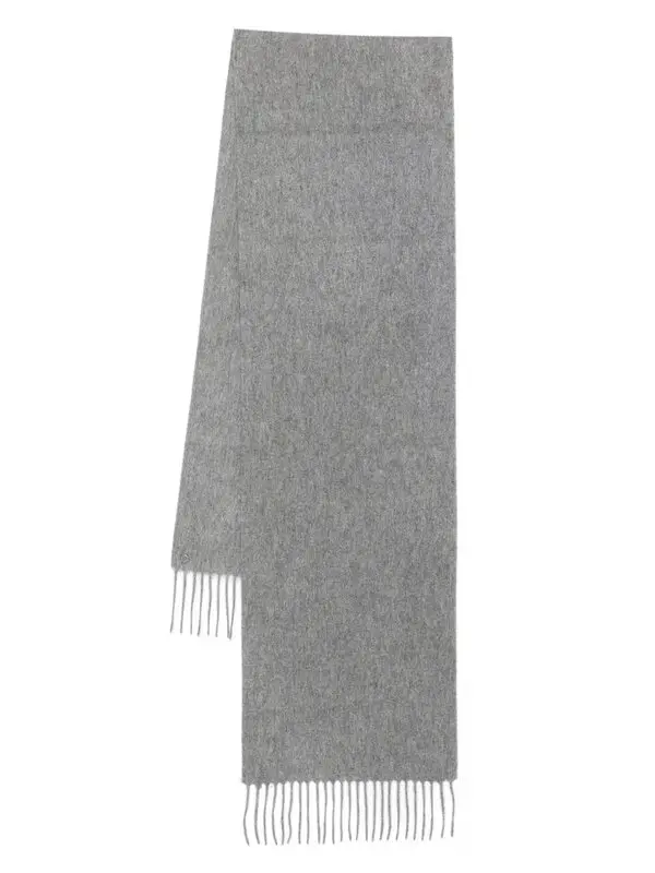 ASPINAL OF LONDON Fringed-edge Cashmere Scarf - Grey