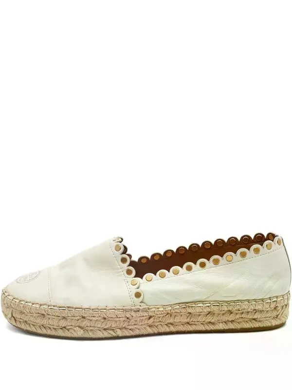 Tory Burch Leather Espadrilles
