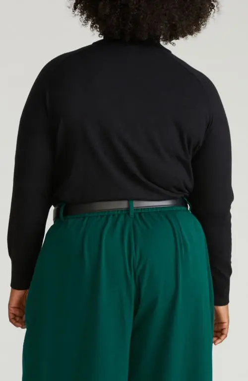 Universal Standard Renee Raglan Sleeve Turtleneck Sweater