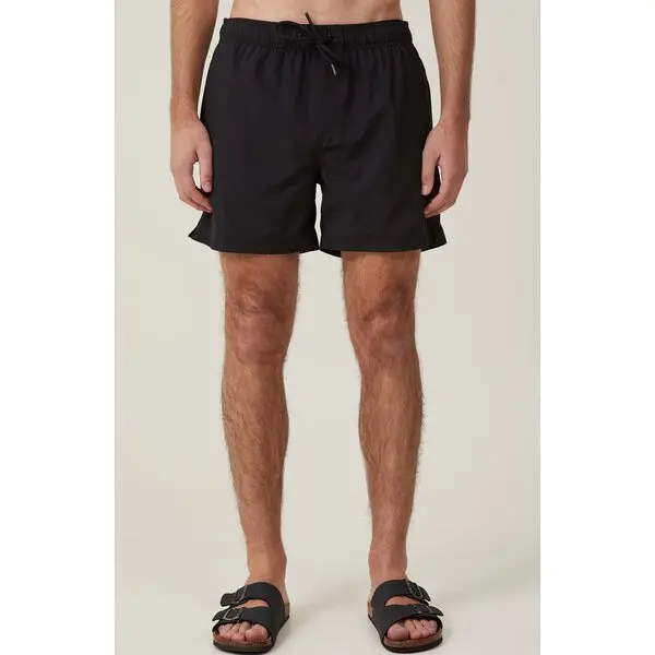 COTTON ON Stretch Swim Shorts - Black