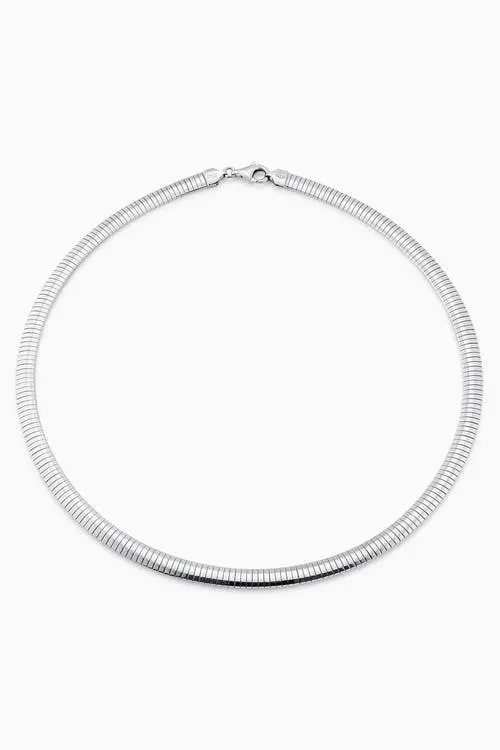 ORADINA Mega Omega Necklace - Sterling Silver