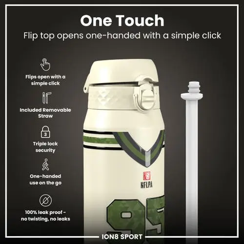ION8 Nfl Pa Thermal Steel Water Bottleicon Series