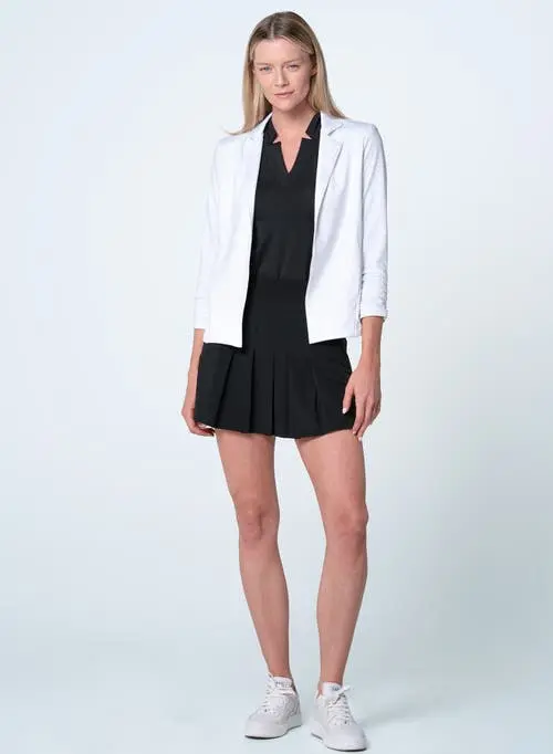 Lucky In Love Blazer - White