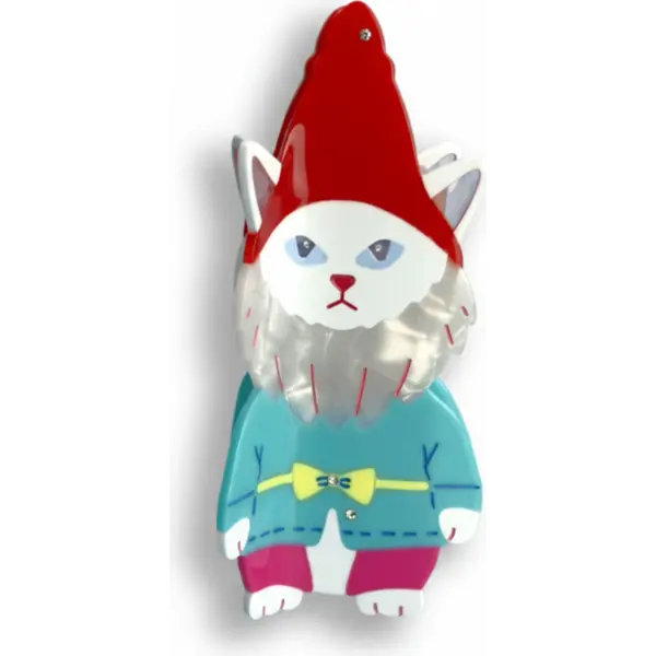 CENTINELLE Cat Garden Gnome Hair Claw - Red