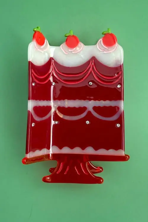 CENTINELLE Dark Cherry Cake Hair Claw