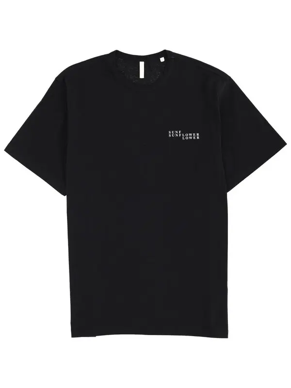 SUNFLOWER T-shirt With Logo - Black