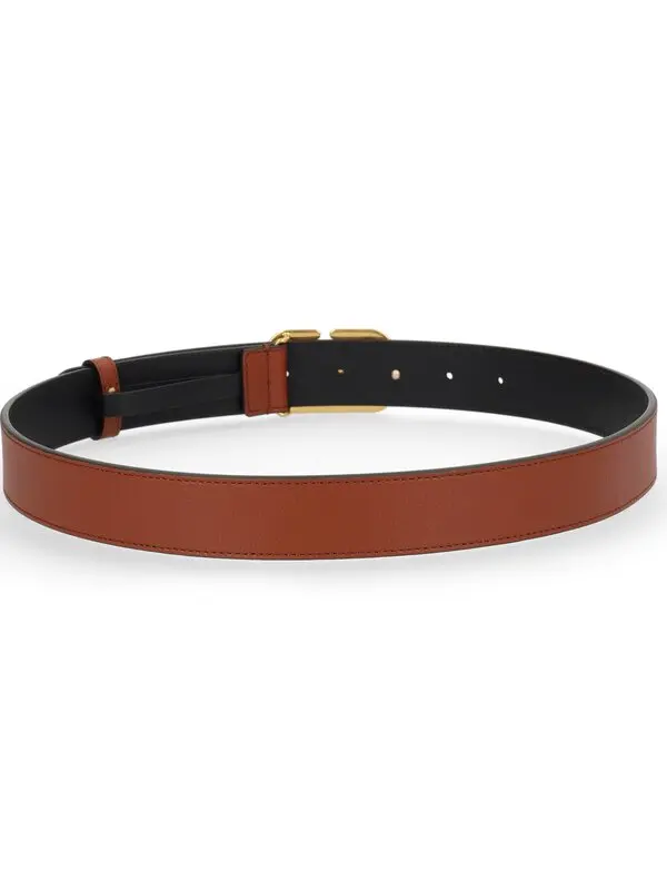 Valentino Garavani V-logo Signature Belt - Brown