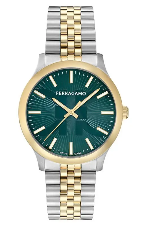 FERRAGAMO Duo Two-tone Bracelet Watch - Two Tone