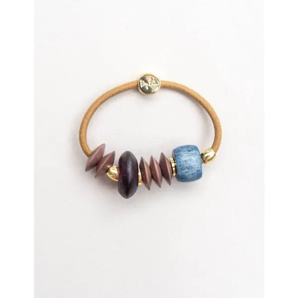 BY LILLA Amber Capsule Bracelet Hair Tie - Multi