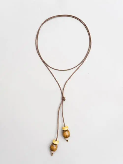 BY LILLA Parakeet Lariat Necklace - Multi