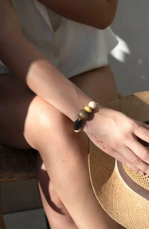 BY LILLA Cacao Capsule Bracelet Hair Tie